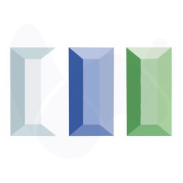 Rectangle Bevel, 1-1/2" x 3"