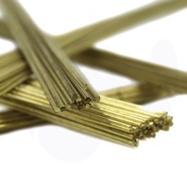 Brass Rods, 18 gauge, 12", pack/50