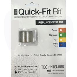 Quick-Fit Bit 1" Ultra Fine Grinding Replacement Bit 600 Diamond Grit