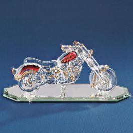 Motorcycle Glass Sculpture