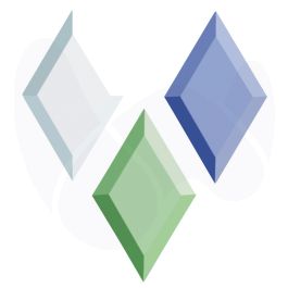 Diamond Bevel, 3" x 5"