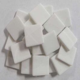 Sq Flat Matte Glass Tile - COTTON