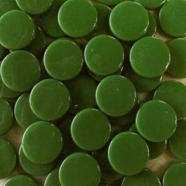 ECO FRIENDLY RECYCLED GLASS TILE 18mm Round - PICKLE