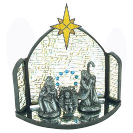 Nativity Hand Cast Sculpture, 3 pieces