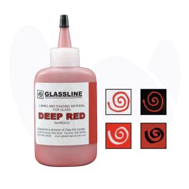 Deep Red Glassline Pen